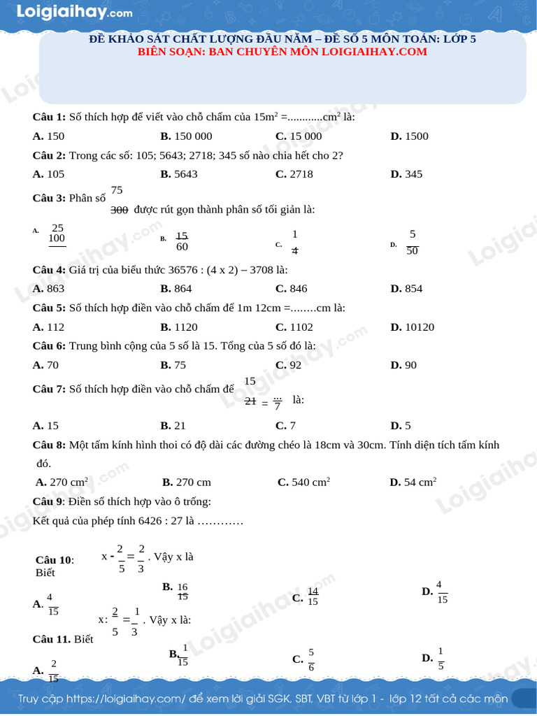 de KSCL Lop 5 de So 5 | PDF
