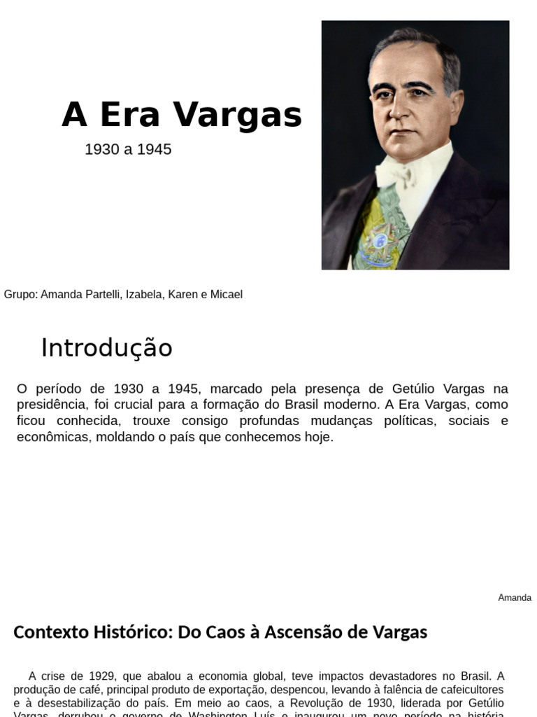 A Era Vargas | PDF