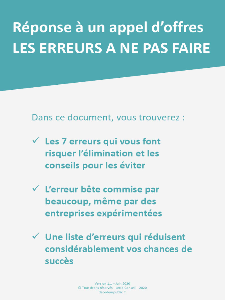 Guide-Erreurs-1 1 JTX | PDF