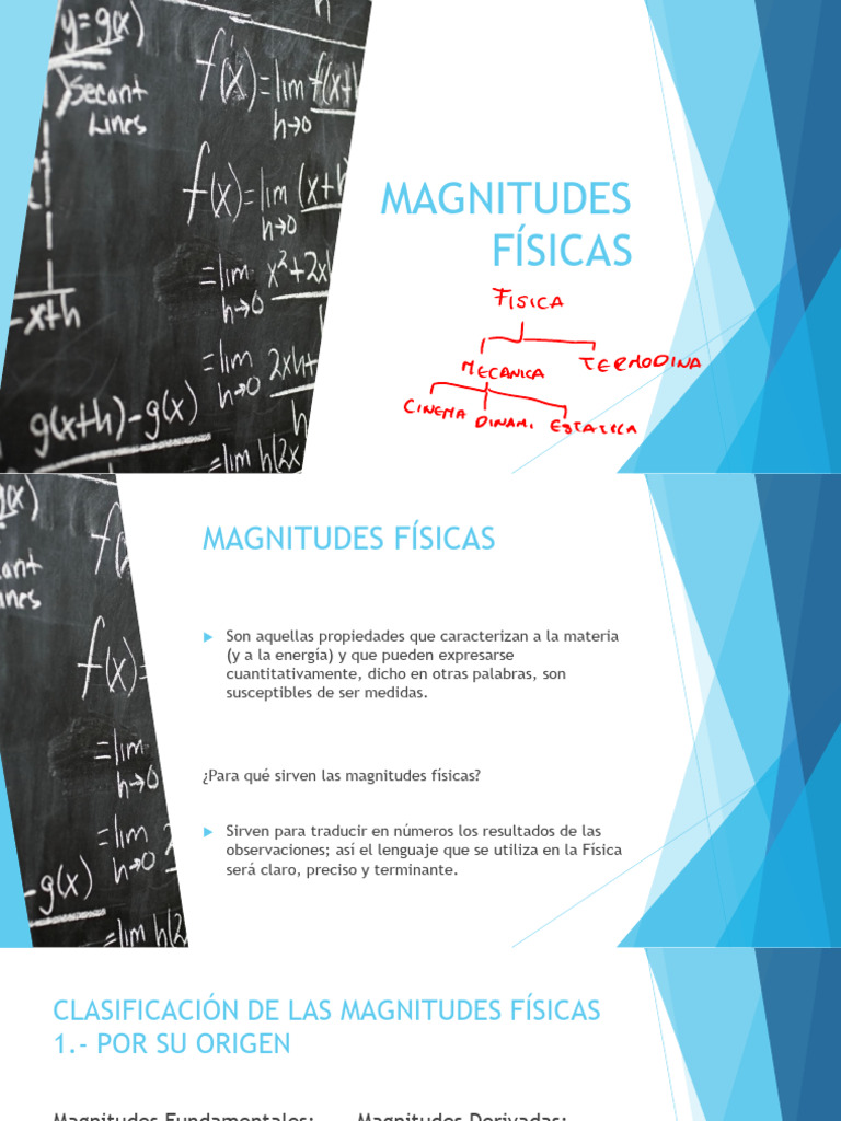 Magnitudes Físicas1 | PDF