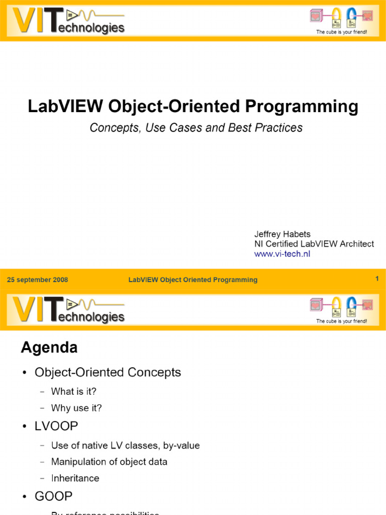 LabVIEW Object-Oriented Programming Basic | PDF LabVIEW Object-Oriented Programming Basic | PDF
