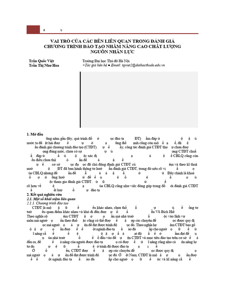 TRN Quc Vit TRN TH NH Hoa | PDF