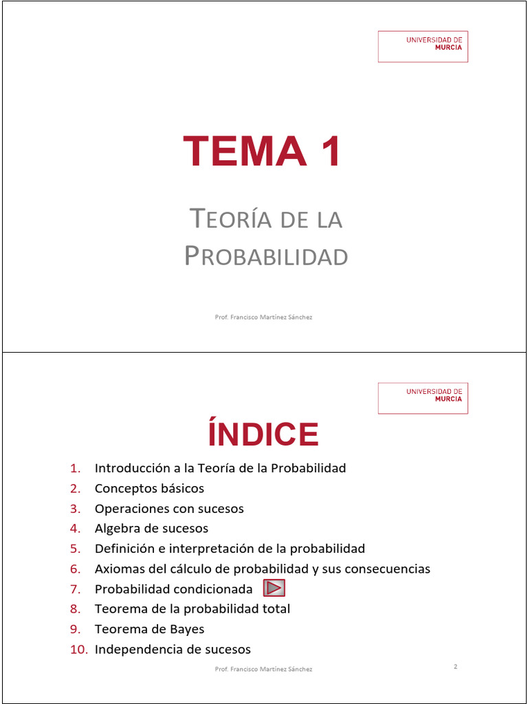 TEMA 1 Prob | PDF