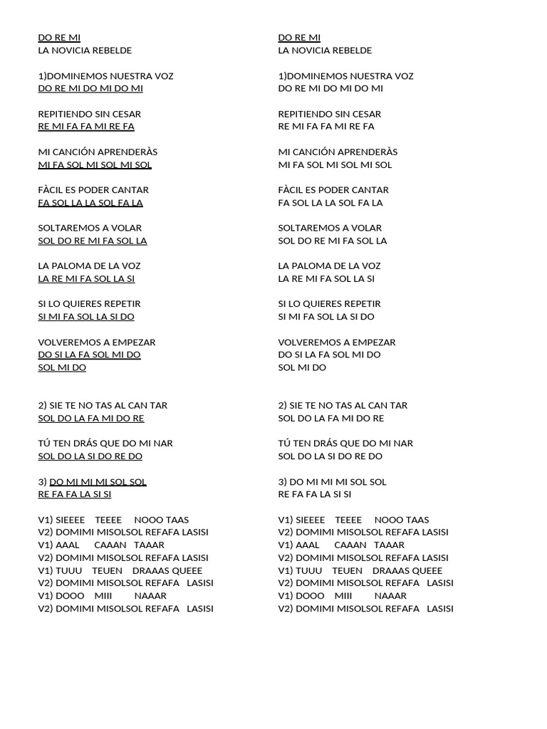DOREMI | PDF