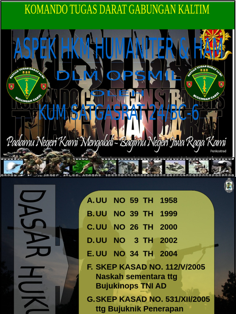 Slide 3 HUKUM HUMANITER DAN HAM | PDF