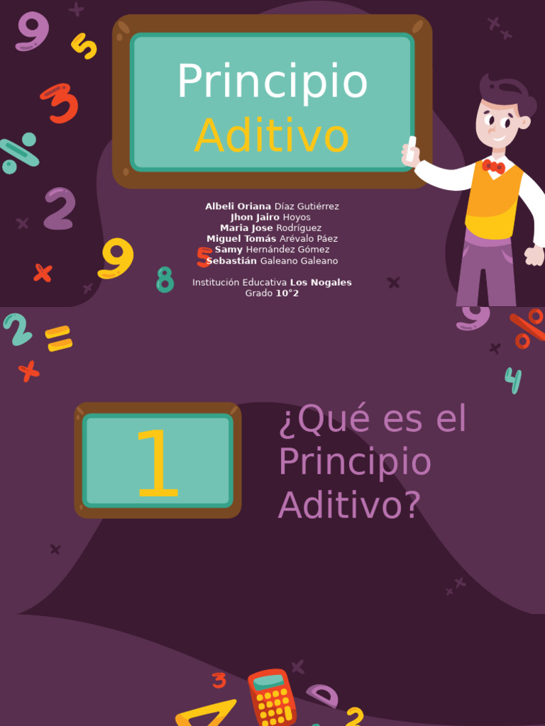 Principio Aditivo | PDF