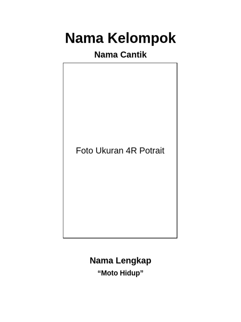 Format Name Tag | PDF