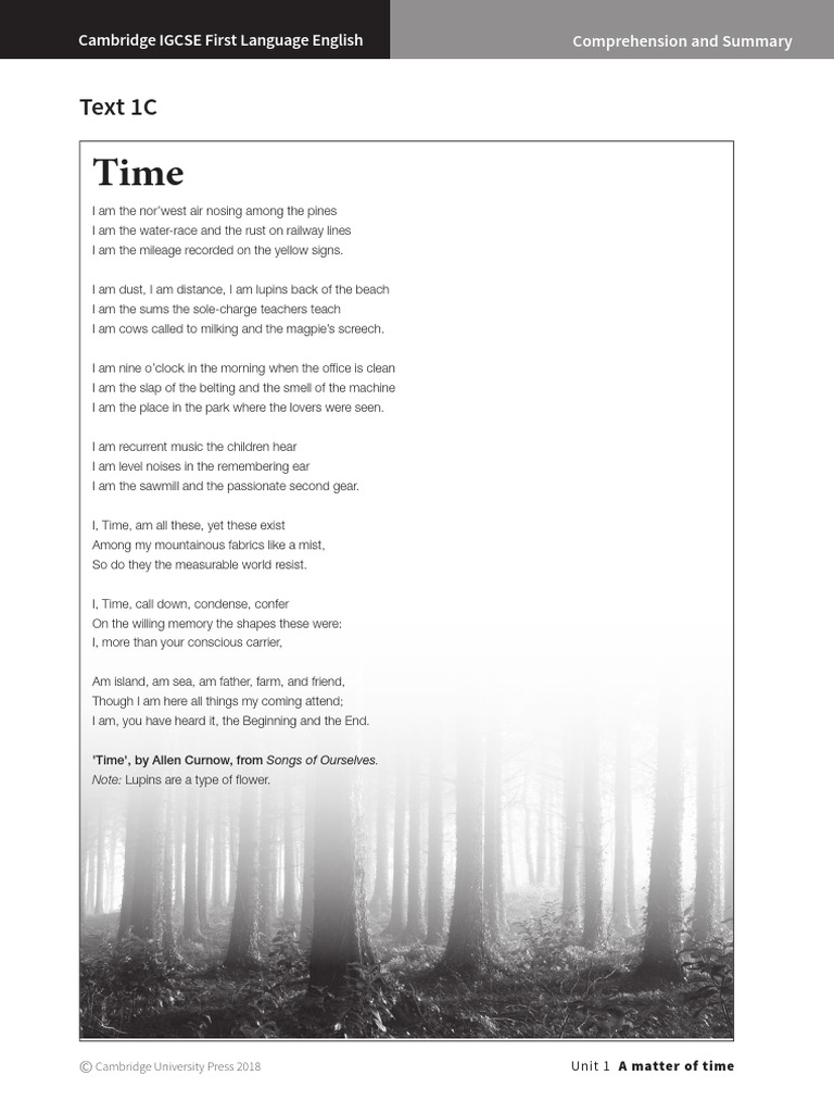 Text 1c Igcse Fle | PDF