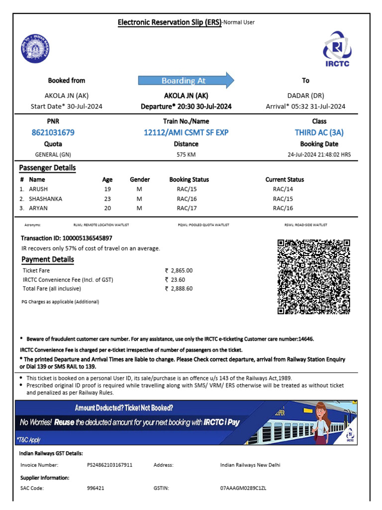 Ticket 8621031679 | PDF