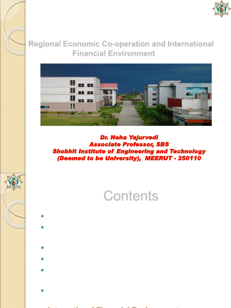 Regional Economic Integration | PDF