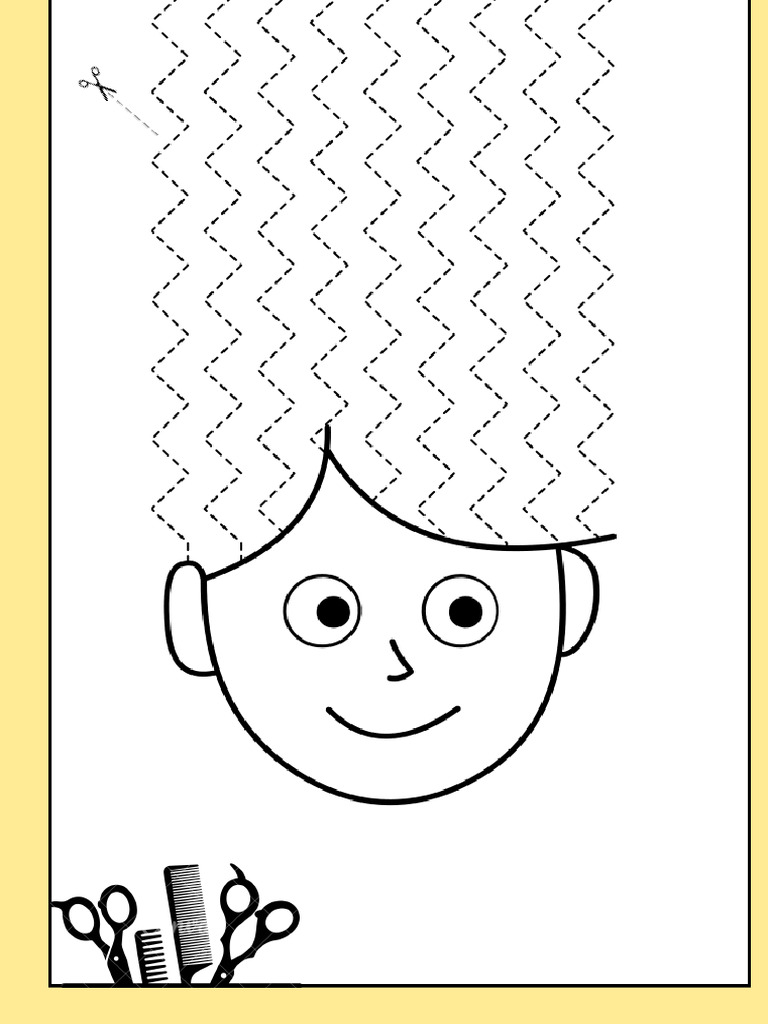 Colorful Scissor Skills Fine Motor Worksheets | PDF