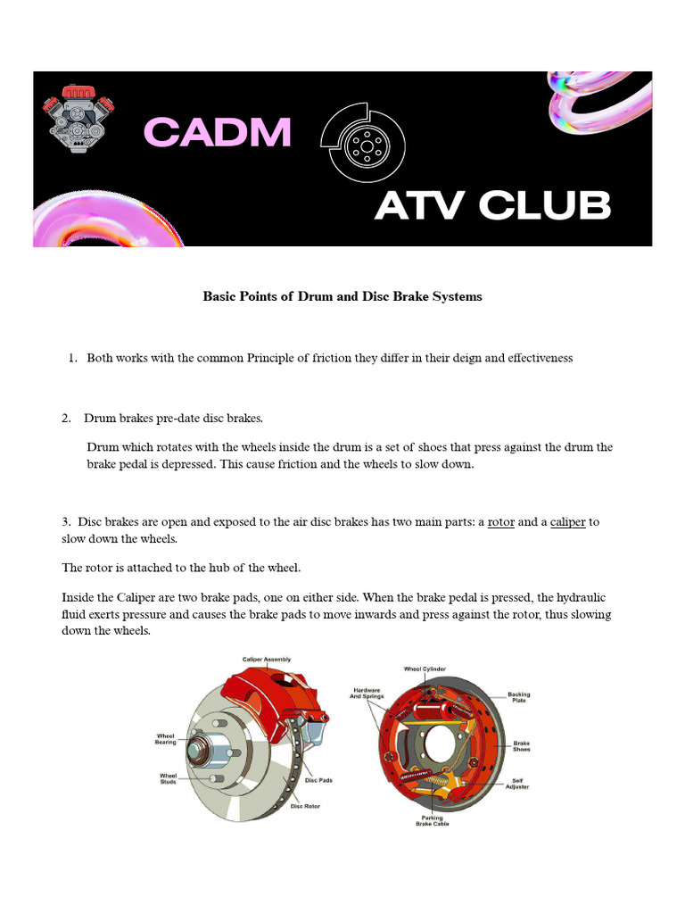Basic Brakes System | PDF