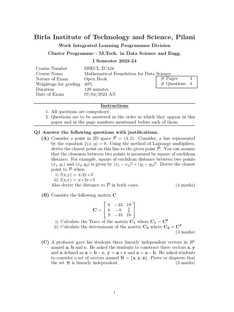 EC3R Questions | PDF