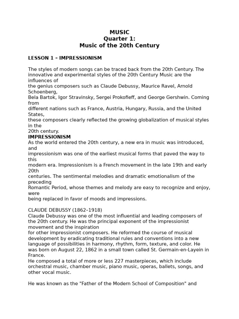 Q1 Music Notes | PDF