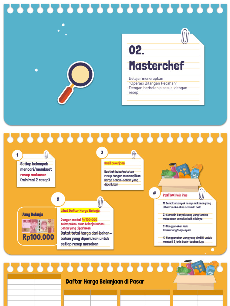 Masterchef v1 | PDF