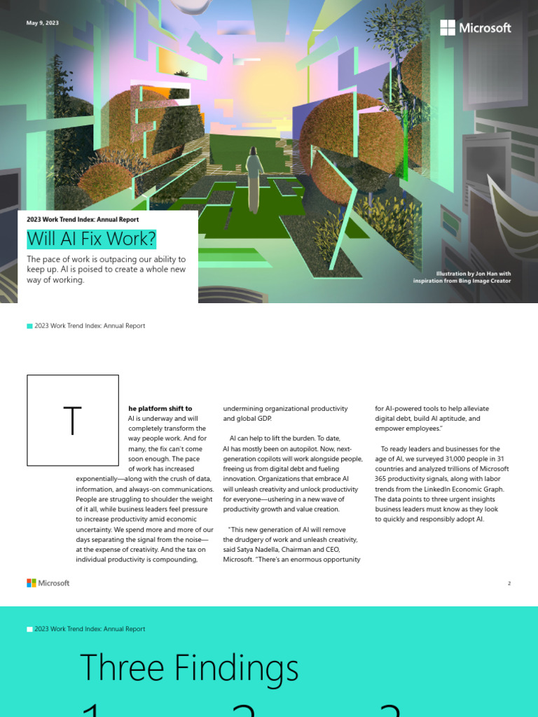 WTI Will AI Fix Work 051723 | PDF