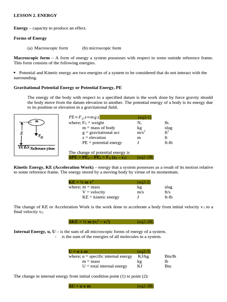 Unit 1 - Lesson 2-4 - Student | PDF | Heat | Nature