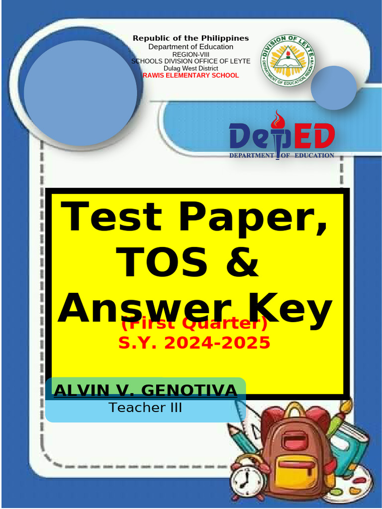 Cover Page SLM | PDF