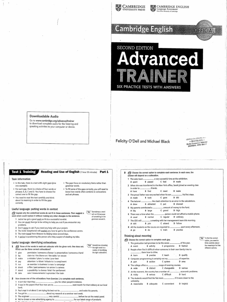 advanced trainer | PDF
