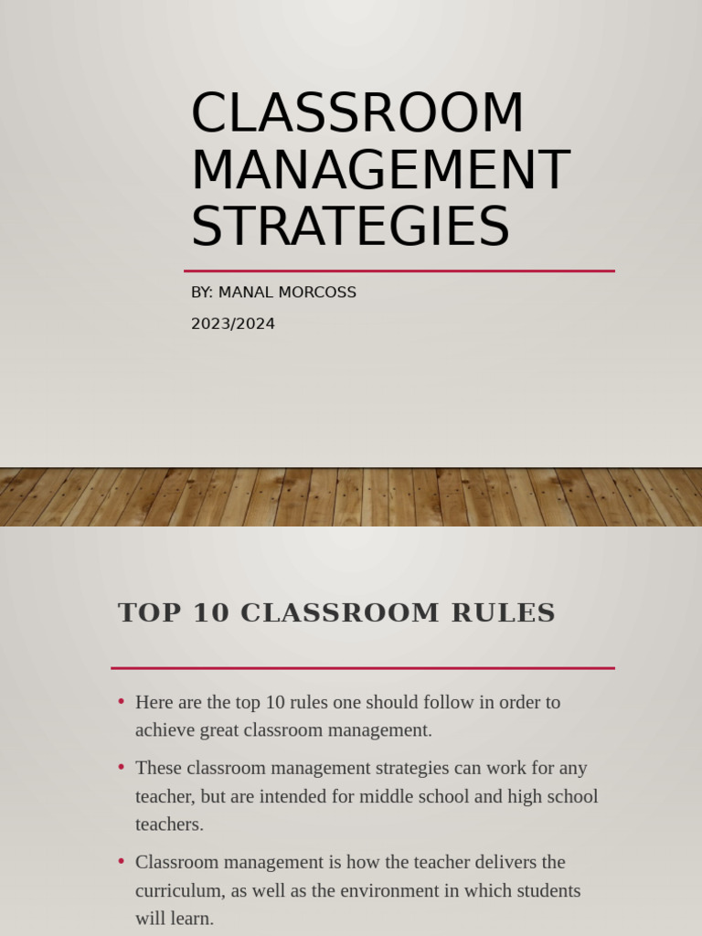 Top 10 Classroom Rules for High School | PDF | Classroom | Classroom ...