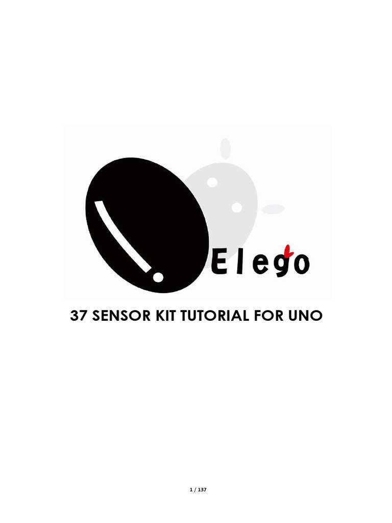 37 Sensor Kit Tutorial For Uno | PDF | Arduino | Microsoft Windows