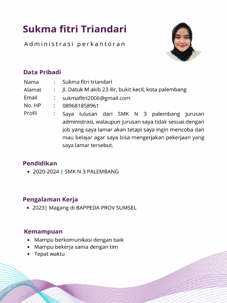 CV Sukma Fitri | PDF