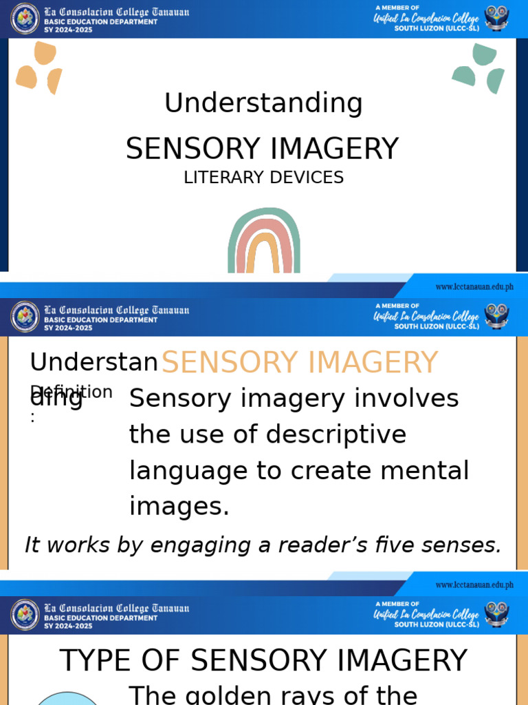 Lesson 3 Sensory Imagery | PDF