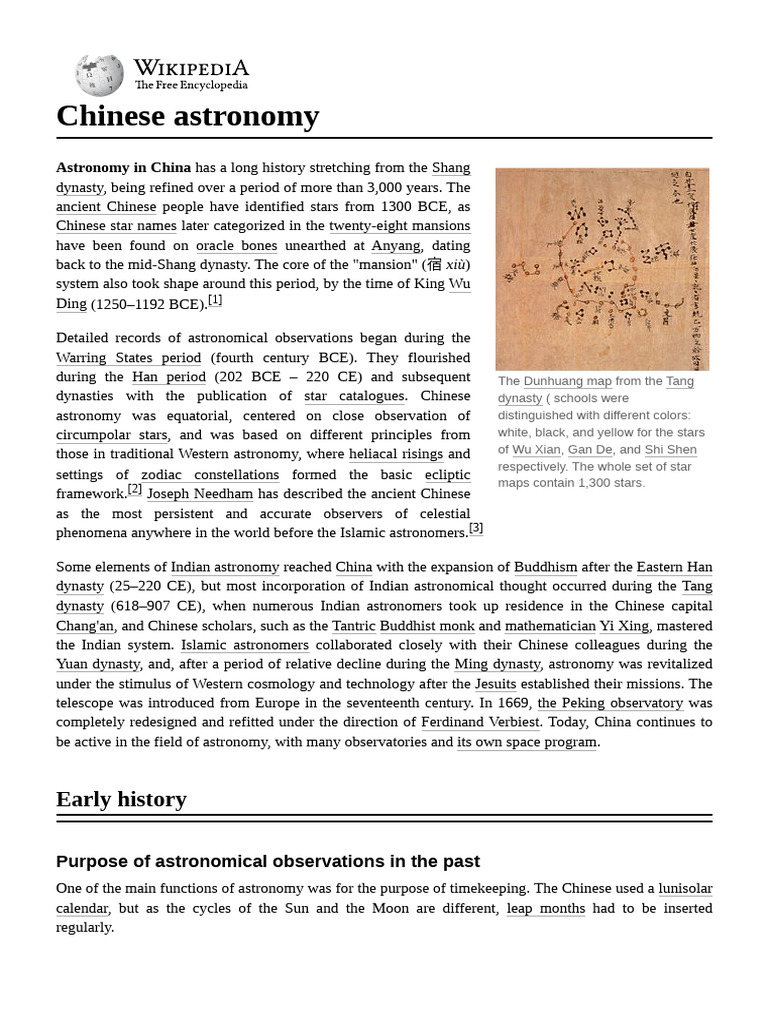 Chinese Astronomy Pdf