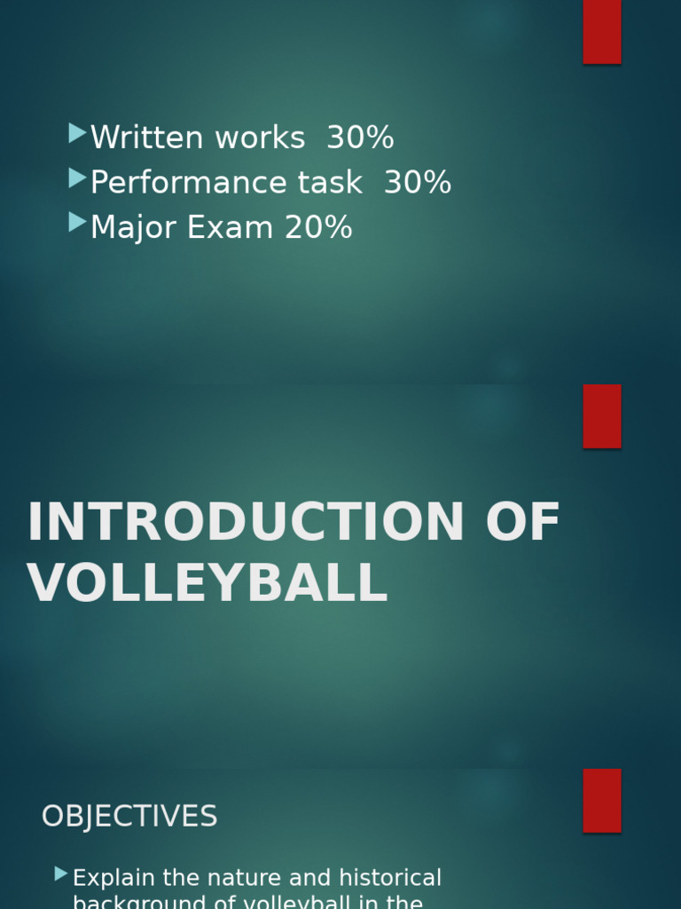 Hope 4 Introduction of Volleyball | PDF