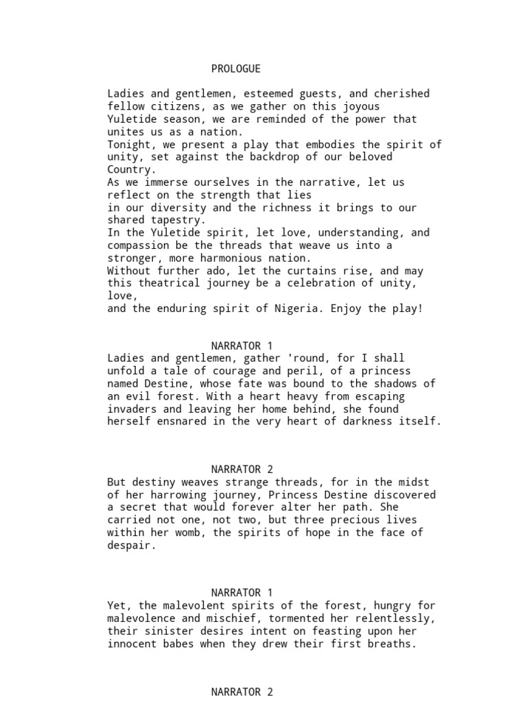 WE ARE ONE SCRIPT | PDF