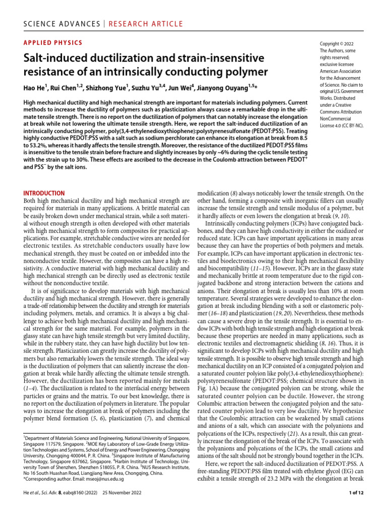 Salt-Induced Ductilization and Strain-Insensitiveresistance of An ...