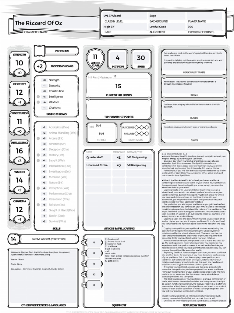 The Rizzard of Oz - 1232024 - 105916 | PDF