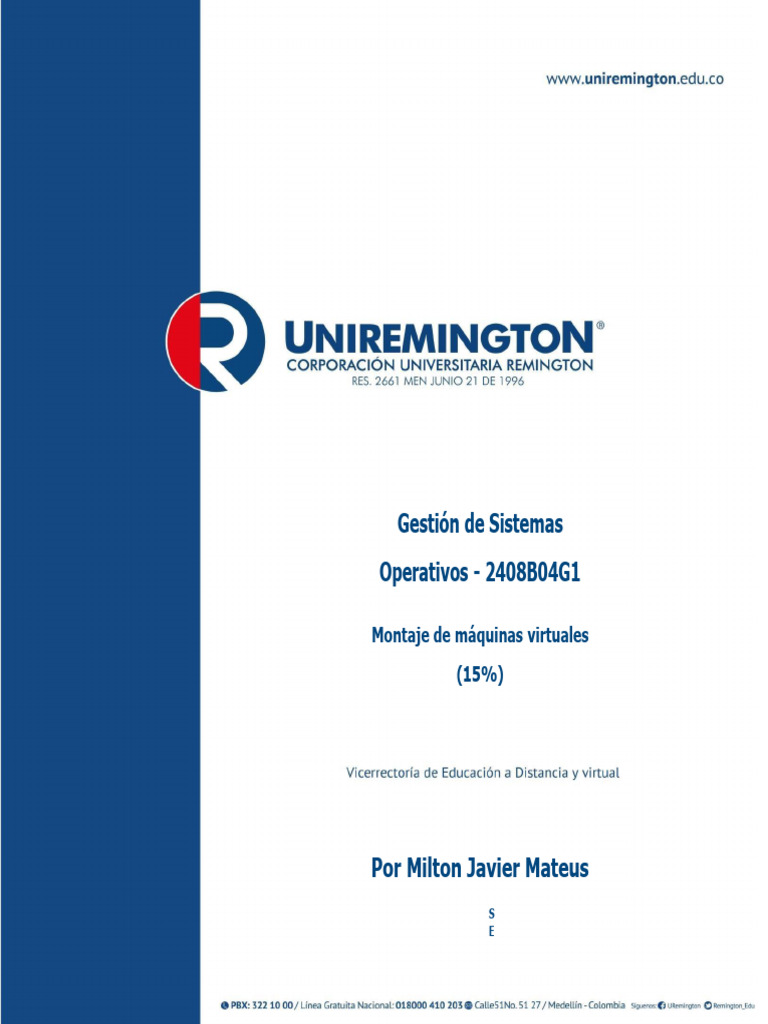 Unidad 2 Montaje de Maquinas Virtuales | PDF