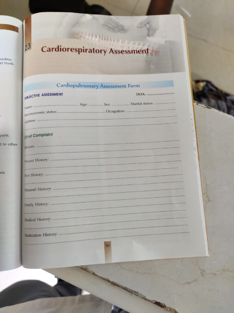 cardio assessment | PDF
