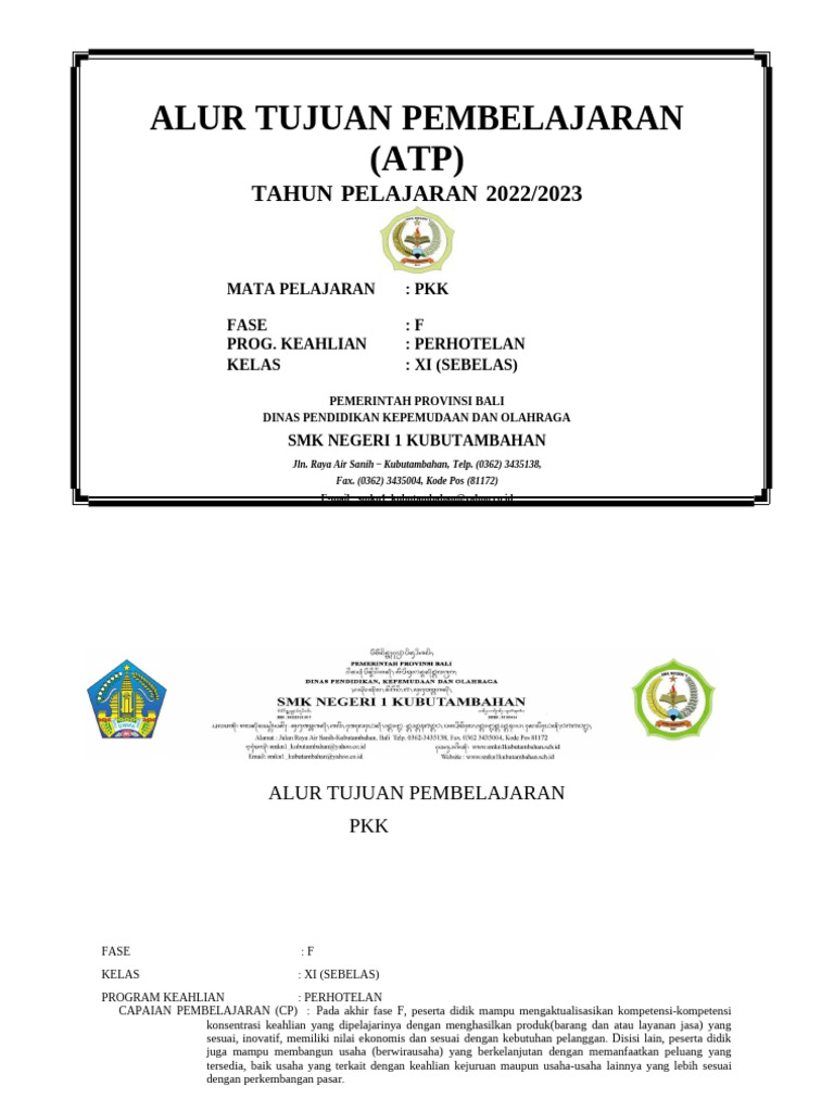 Atp PKK Suadnyani | PDF