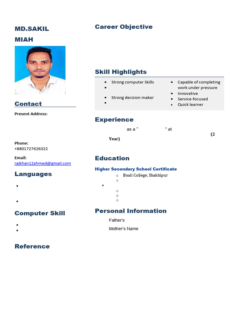 New CV (2) (AutoRecovered) | PDF