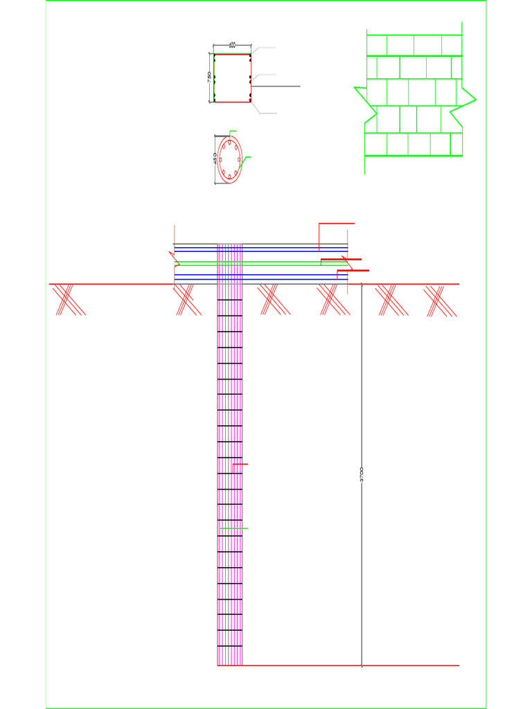 Compound Wall Piling Details | PDF