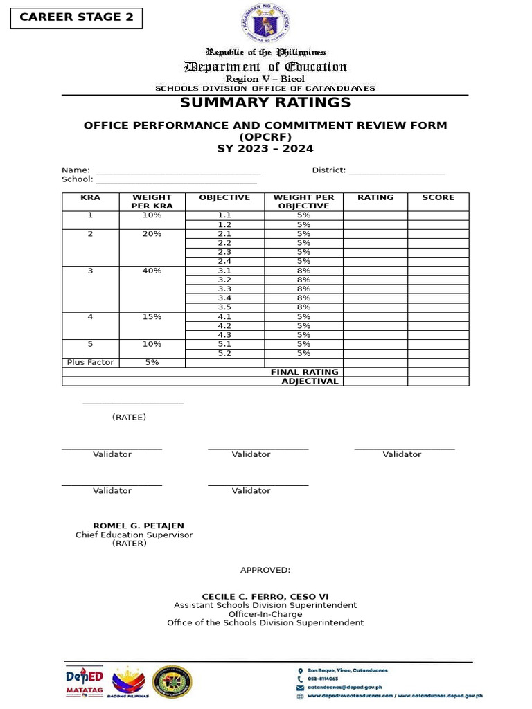 REVISED-SUMMARY-RATING | PDF