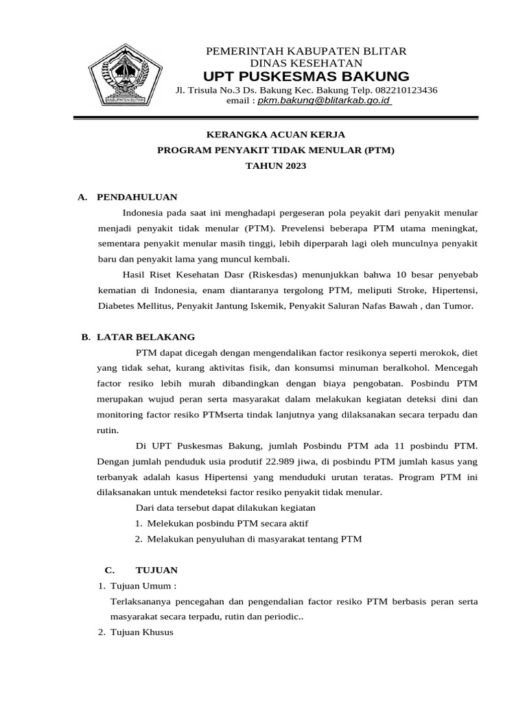 Kak PTM | PDF
