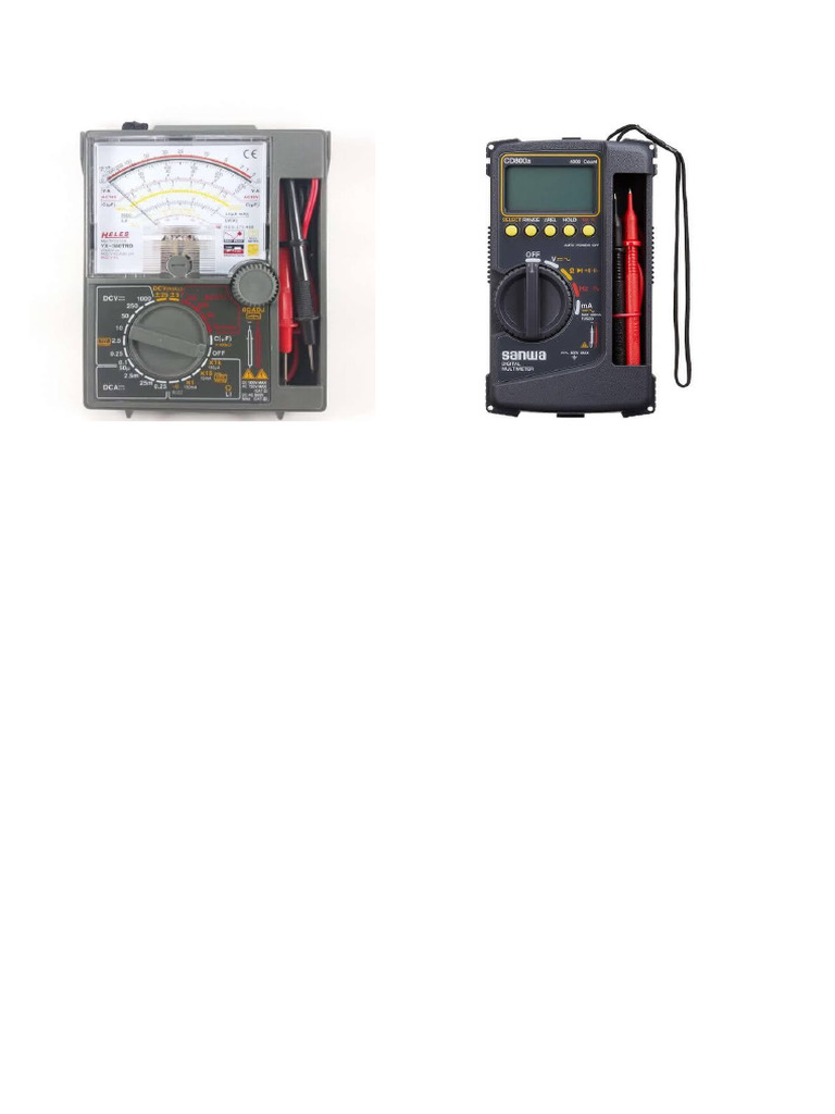 Gambar Avometer | PDF