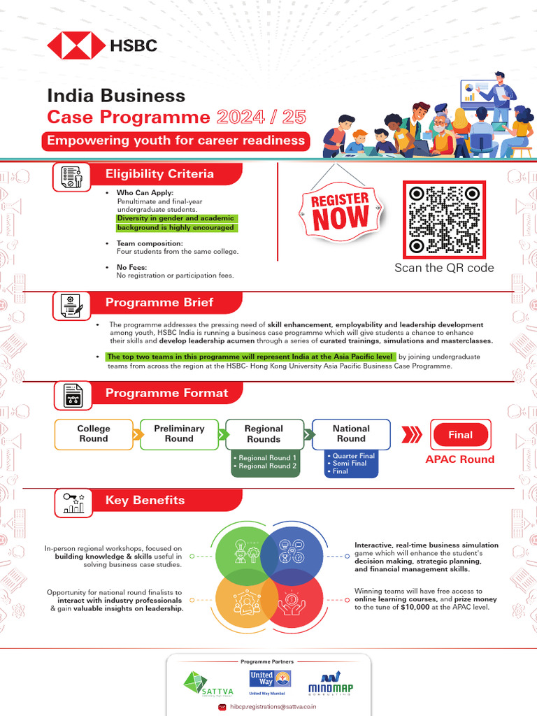 HSBC Case Programme 2024 - 25 - Flyer | PDF