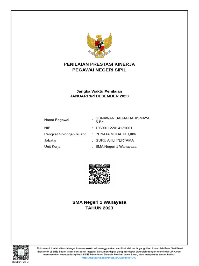Gunawan SKP 2023 | PDF