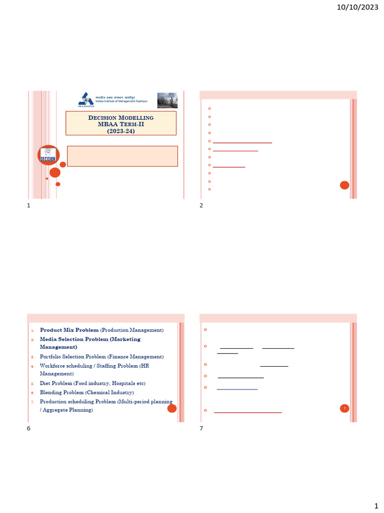 00 Lecture 3_DM | PDF