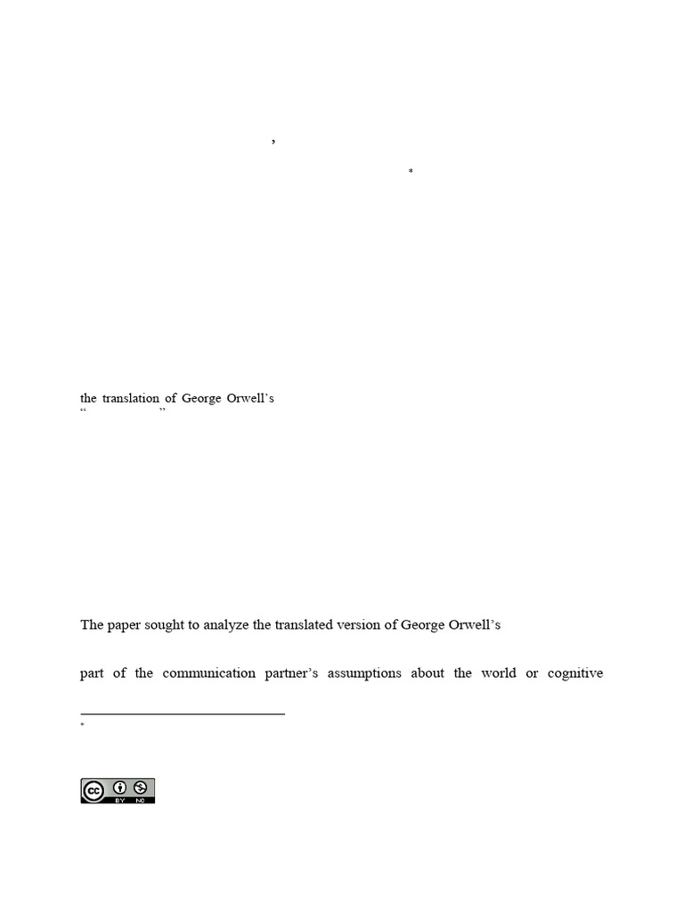 Contextual Frames of Reference in The Translation | PDF