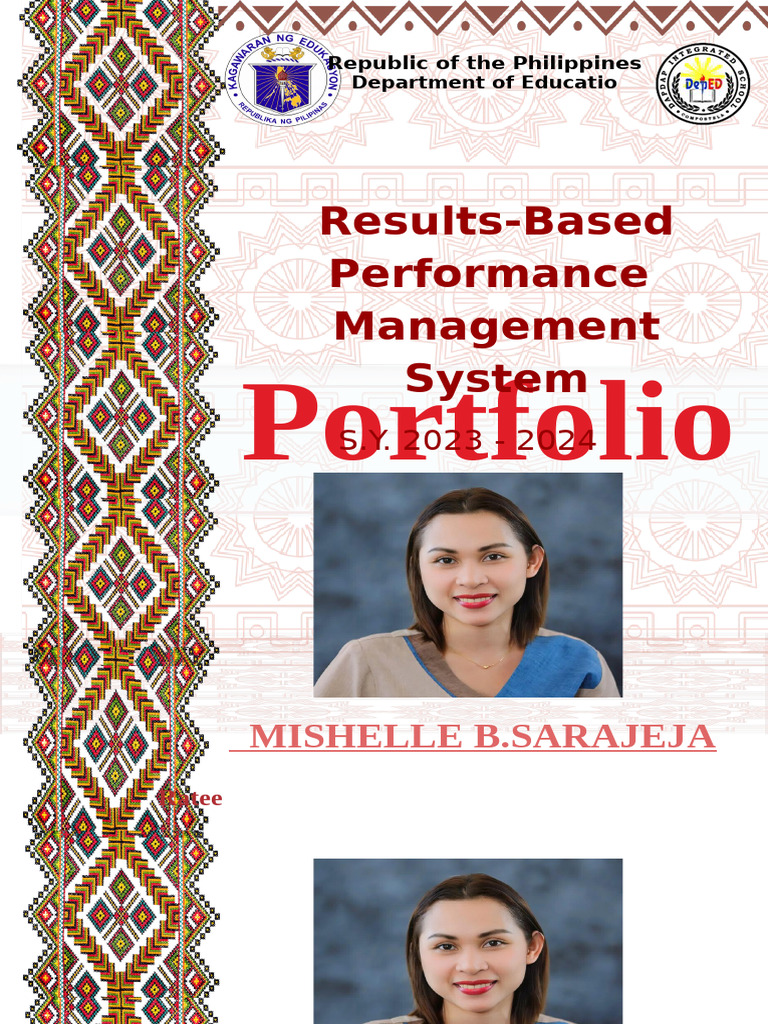 SY 2023-2024 IPCRF For Proficient Teachers COVER | PDF