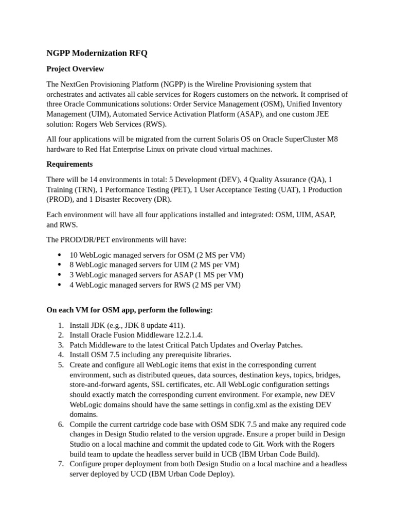 NGPP Modernization Project Overview | PDF | Virtual Machine | Computers
