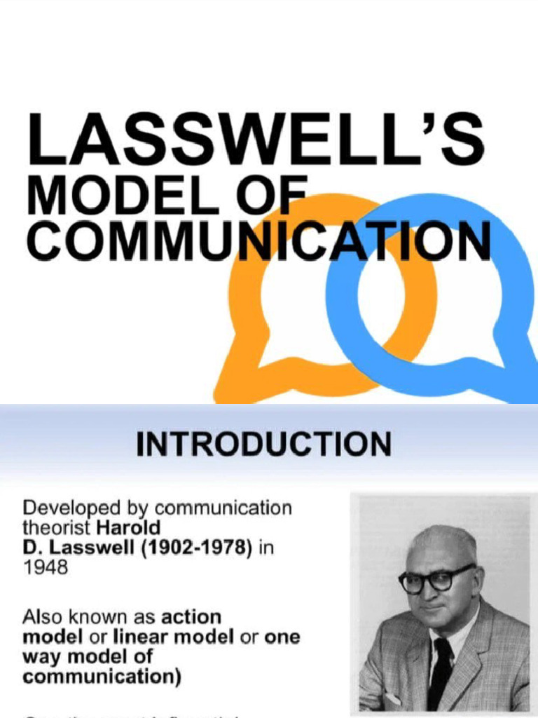 Lasswell'sModelOfCommunication | PDF