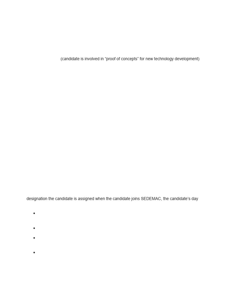 SEDEMAC - JD - Engineer, R&D (Rnd-SysE-HW-COE-AppE-CSA) - Campus | PDF