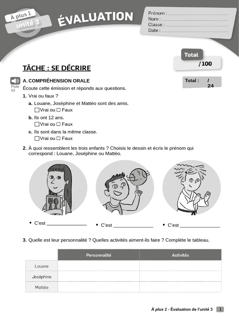 Aplus1 U3 Word | PDF