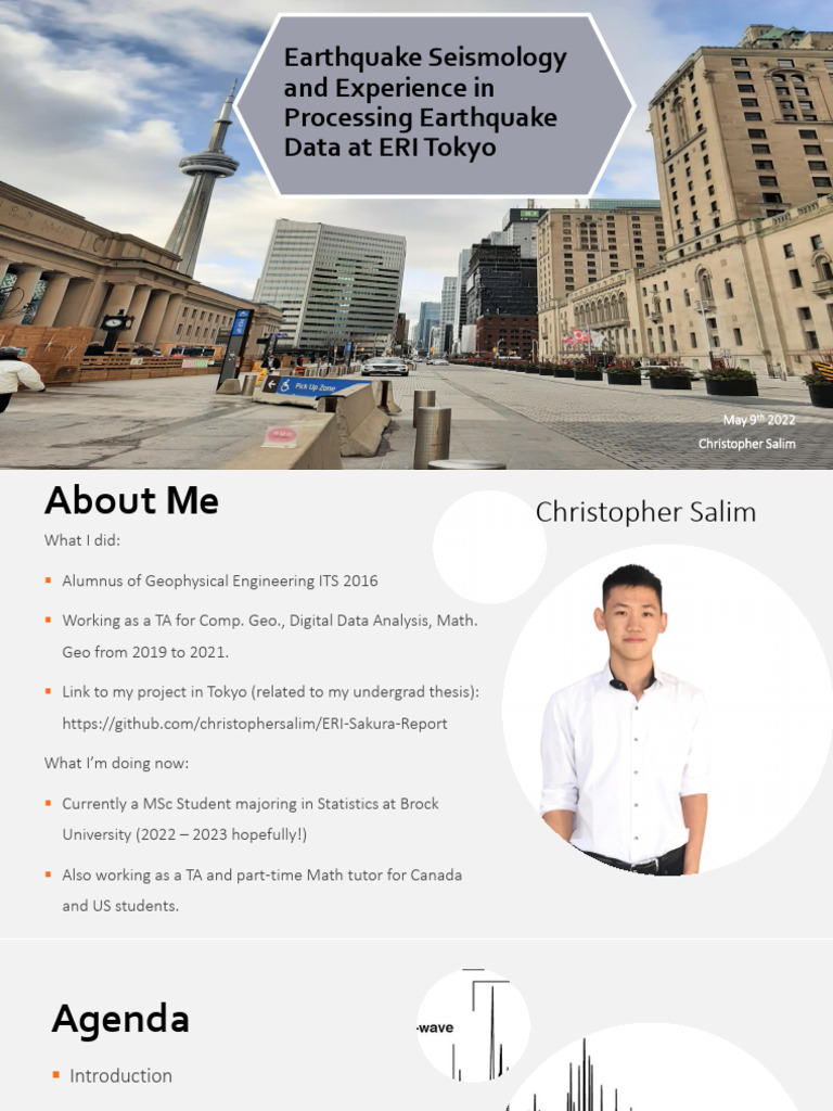 Earthquake Seismology and Experience in Processing Earthquake Data at ERI Tokyo | PDF